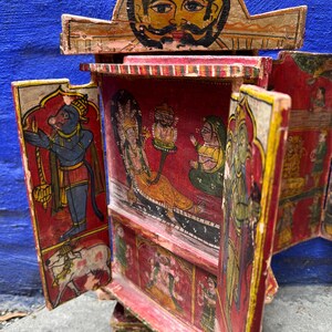 Antique Indian Kavad Mobile Storytelling Box - Etsy