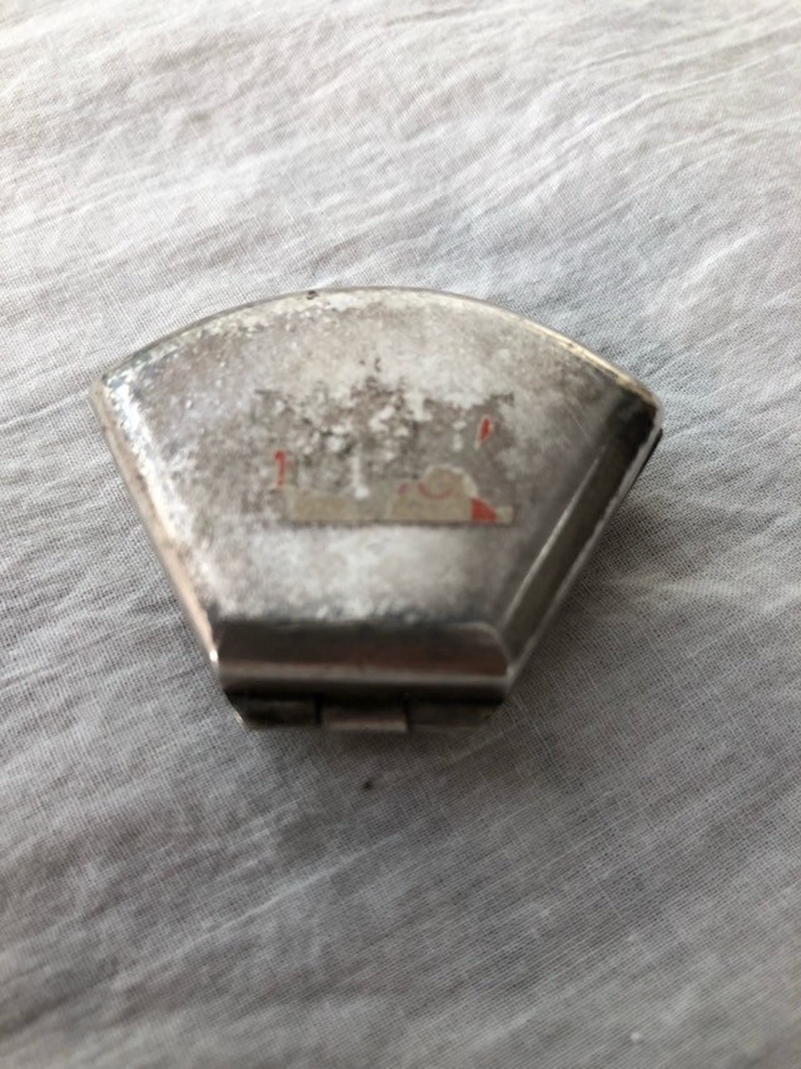 Vintage Sterling Silver Pill Box With Paisley Repousse Relief | Etsy