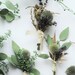 Feather Greenery Boutonniere SET Lavender Flower Lapel Pin Eucalyptus ...