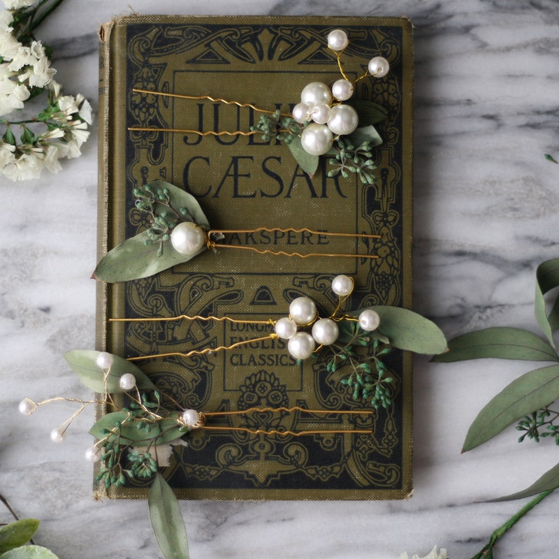 Fern Leaf Hair Pins - Etsy