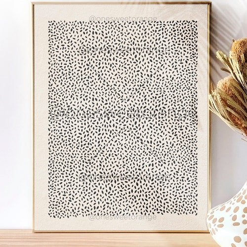 Dotted Minimalist Art Line Art Poster Line Drawing Print Line | Etsy