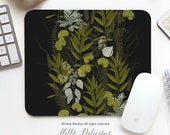 Mouse Pad Spring Greenery Mouse Pad Fern Mouse Pad Office - Etsy