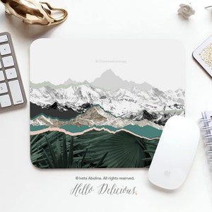 Mouse Pad Mountains Mouse Pad Mountain Mouse Pad Office Mouse - Etsy