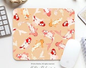 Mouse Pad Coral Koi Fish Mouse Pad Mouse Pad Office Mouse Pad - Etsy