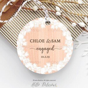 Engagement Ornament Engagement Party Gift Personalized Engagement Gift ...