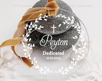 Personalized Baby Dedication Sign, Baby Baptism, Christening Gift - Etsy