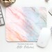 Mouse Pad Pink Marble Mouse Pad Marble Mouse Pad Office Mouse Pad ...