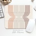 Mid Century Arches Line Art Mouse Pad Terra Minimalist Mouse Pad Terra ...