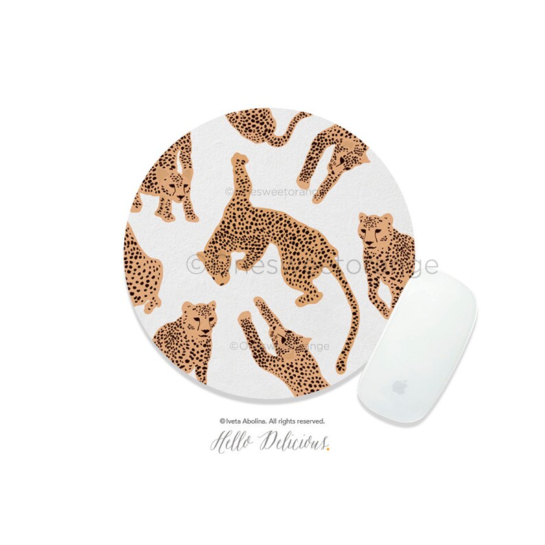 Mouse Pad Cheetah Mouse Pad Cheetah Mouse Pad Office Mouse Pad | Etsy