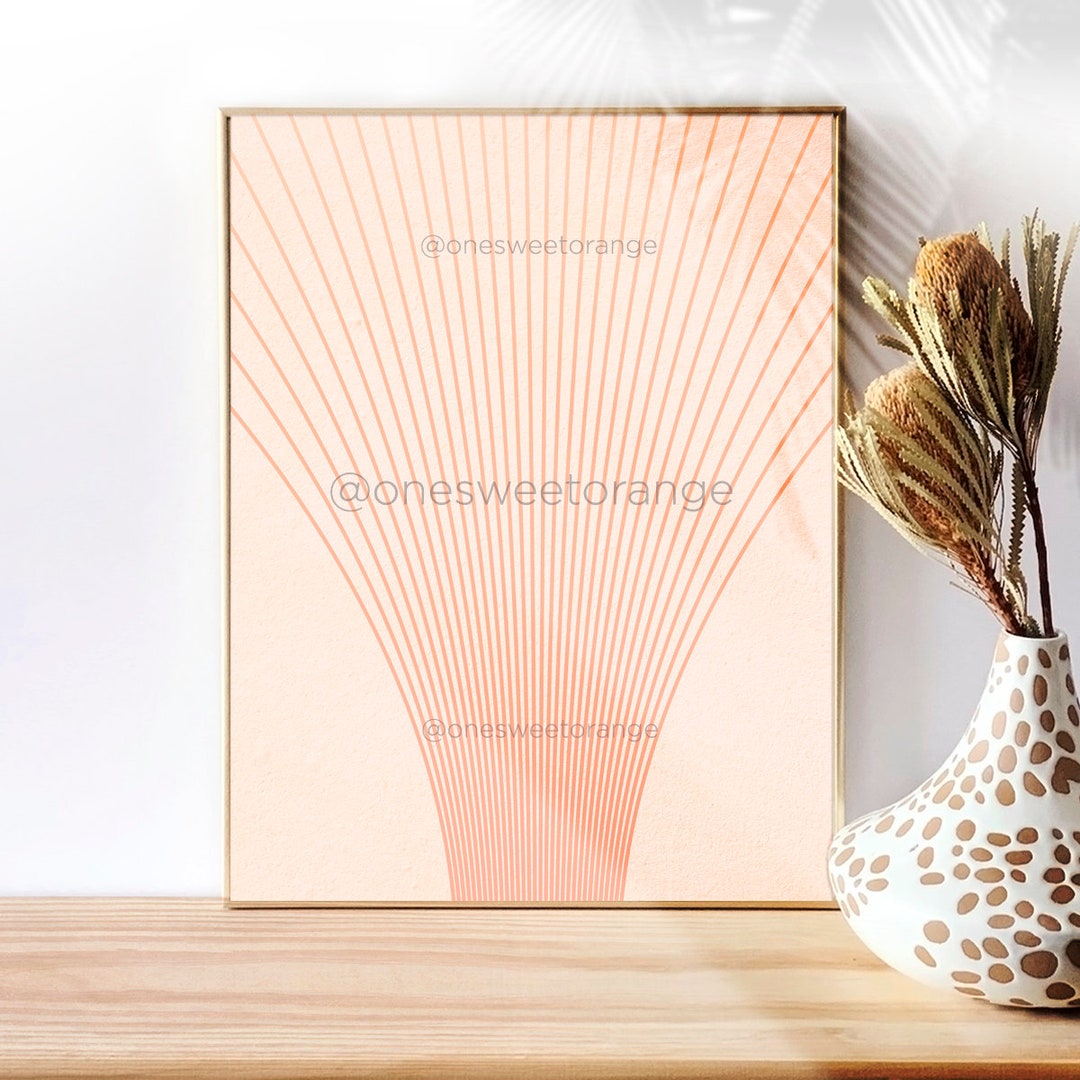 Organic Minimalist Art Line Art Poster Line Drawing Print Line Art Modern Art Minimal Poster ...