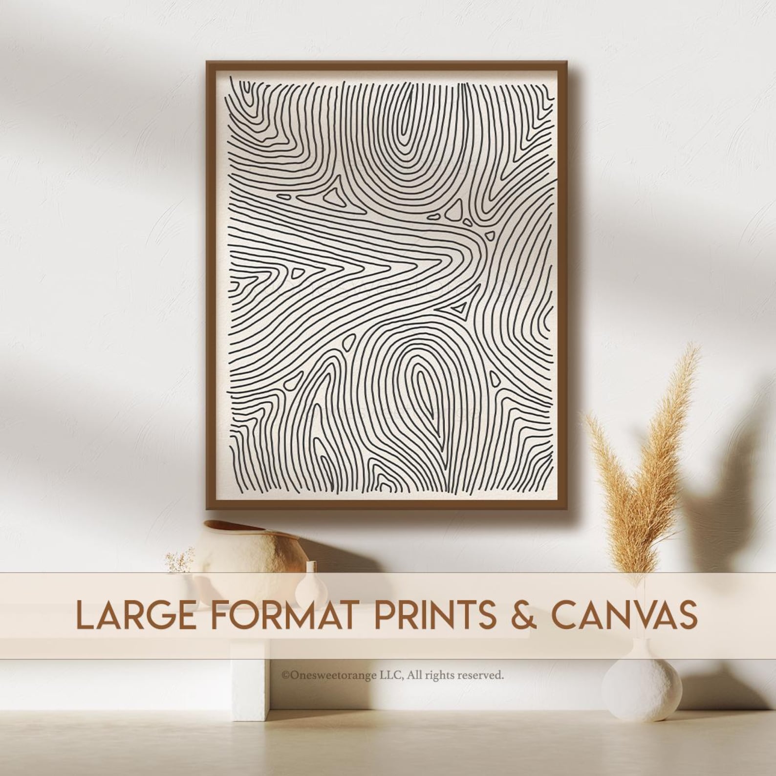 Organic Minimalist Art Line Art Poster Line Drawing Print Line Art ...