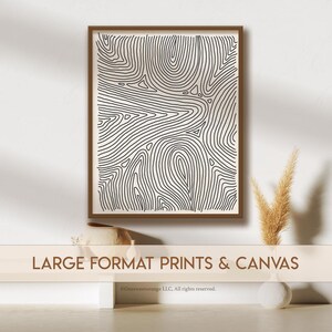 Organic Minimalist Art Line Art Poster Line Drawing Print Line Art ...