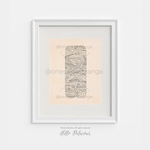 Abstract Minimalist Art Line Art Poster Line Drawing Print Line Art Modern Art Minimal Poster ...