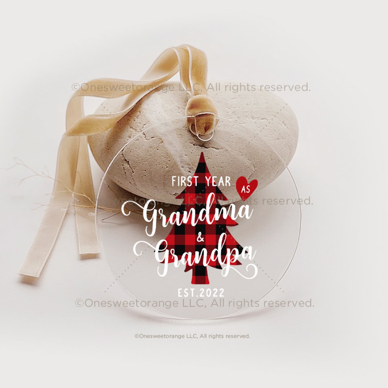 First Year as Grandparents Ornament Grandparent Gift - Etsy