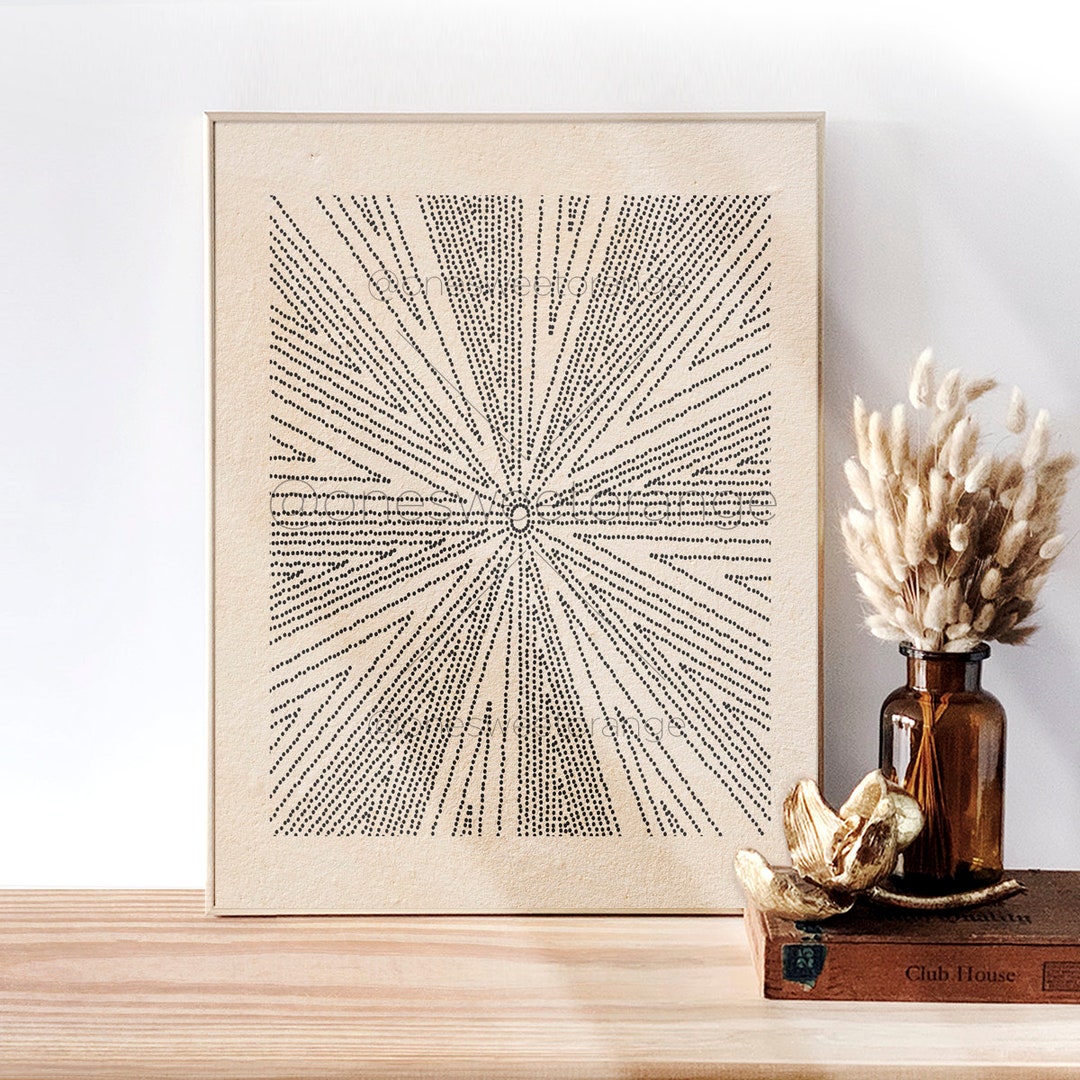 Geometric Minimalist Art Line Art Poster Line Drawing Print - Etsy