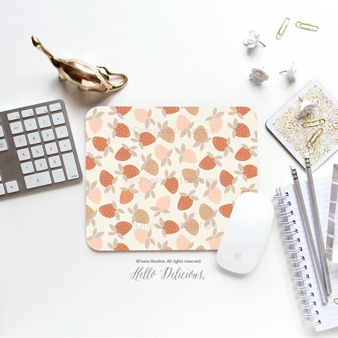 Mouse Pad Terra Strawberries Mouse Pad Mouse Pad Office Mouse Pad ...