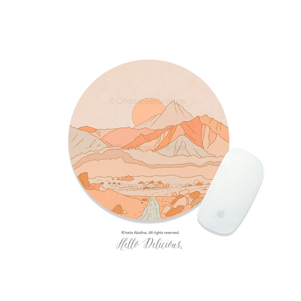 Mouse Pad Mountains Mouse Pad Mountain Mouse Pad Office Mouse Pad ...