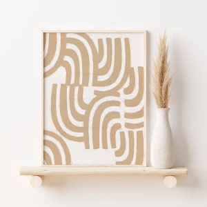 Geometric Minimalist Art Line Art Poster Line Drawing Print Line Art ...