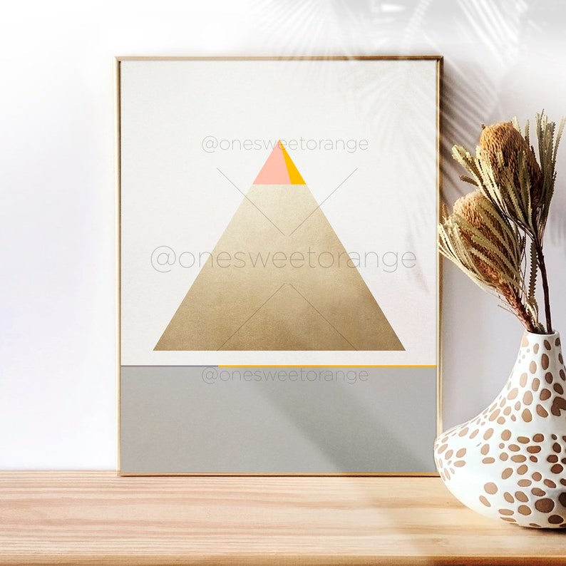 Geometric Abstract Minimalist Art Line Art Poster Print Line | Etsy