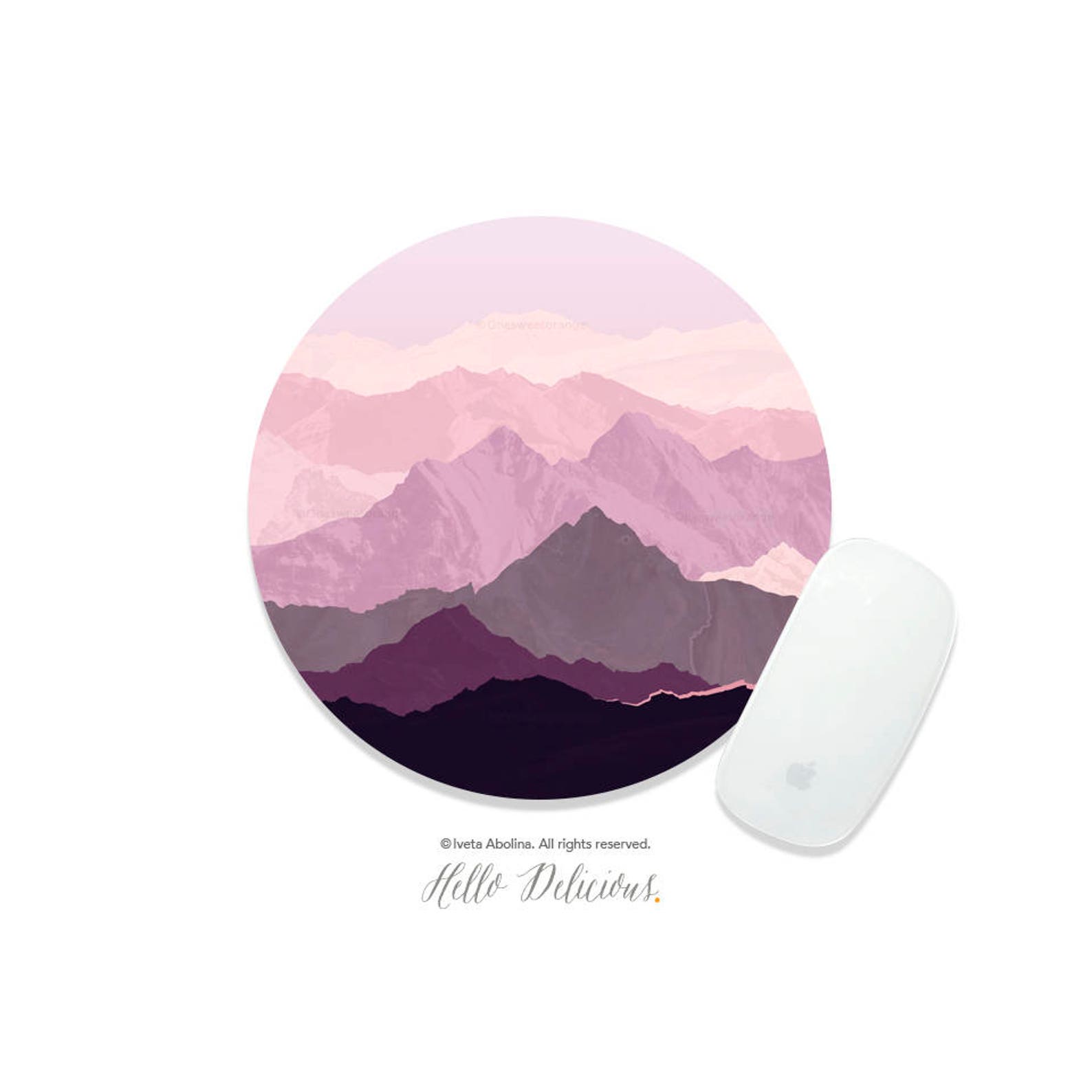 Mouse Pad Rocky Mountains Mouse Pad Mountain Mouse Pad Office - Etsy