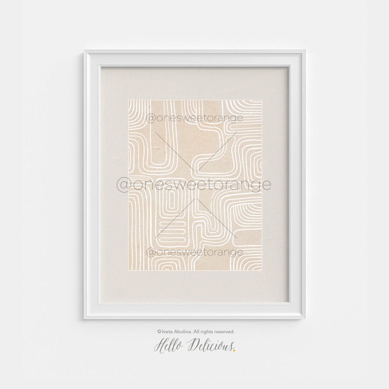 Geometric Minimalist Art Line Art Poster Line Drawing Print Line Art ...