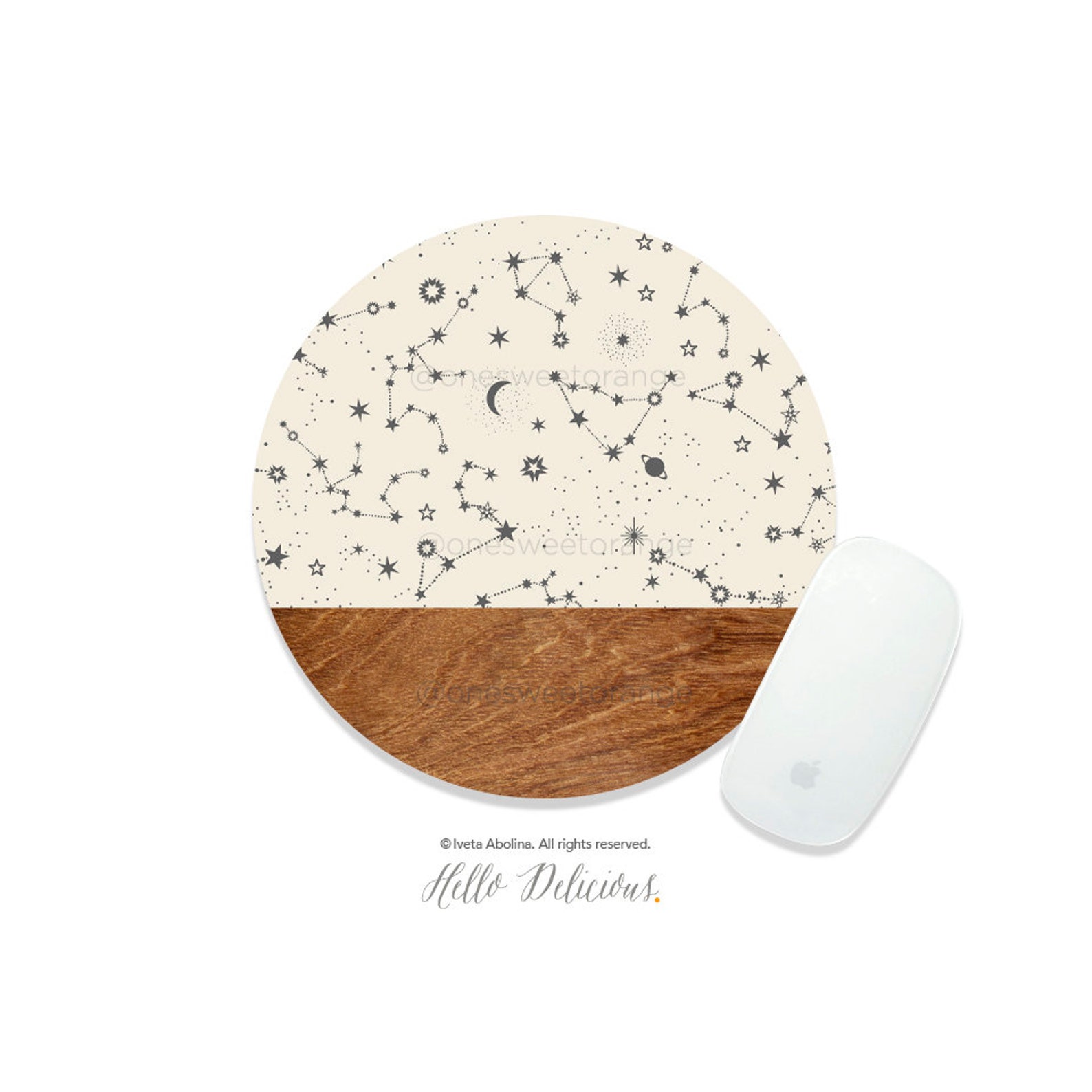Mouse Pad Star Constellation Mouse Pad Star Mouse Pad Office - Etsy