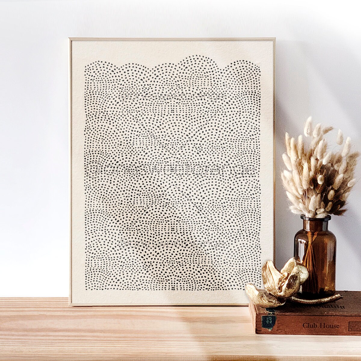 Dotted Minimalist Art Line Art Poster Line Drawing Print Line | Etsy