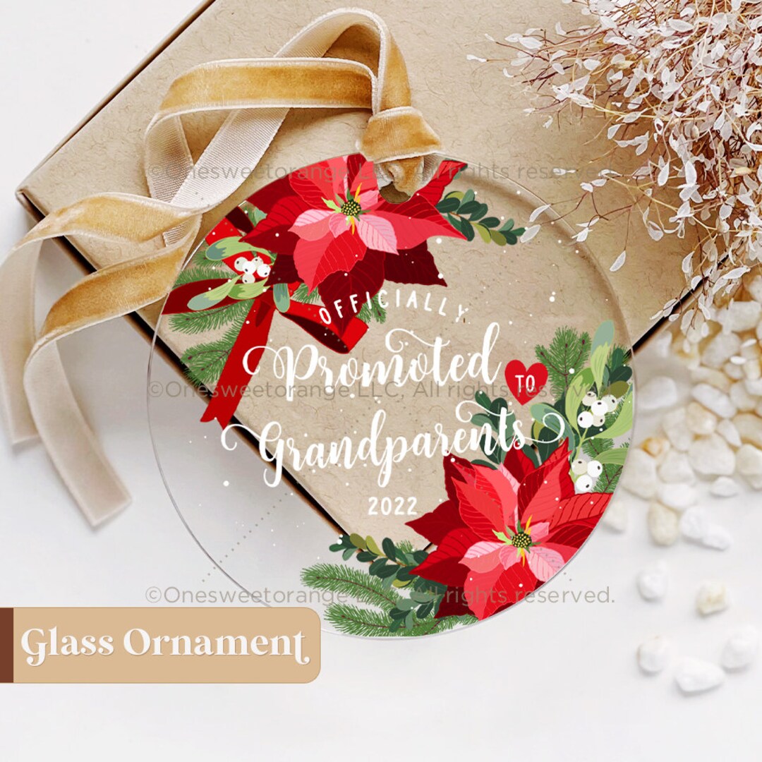 First Year as Grandparents Ornament Grandparent Gift Grandparents ...
