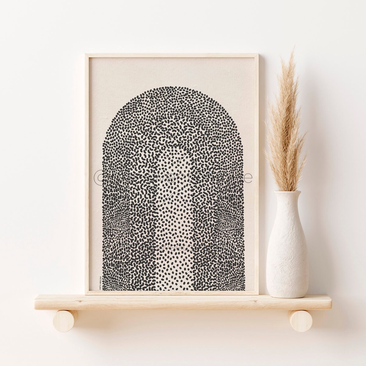 Dotted Arches Art Minimalist Line Art Arches Wall Art Double - Etsy