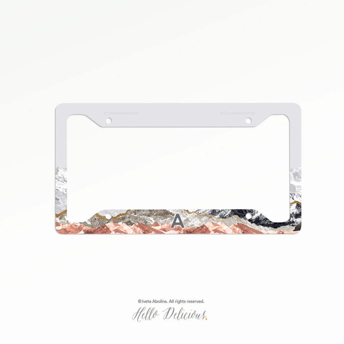 Mountain Car License Plate Plate Personalized License Plate | Etsy