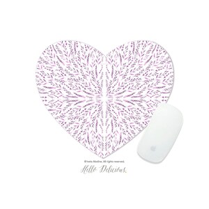 Mouse Pad Lilac Lace Mouse Pad Floral Mouse Pad Office Mouse - Etsy