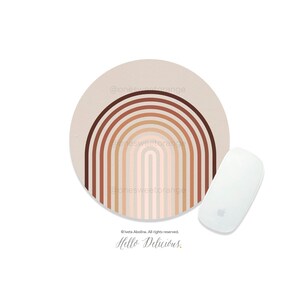 Line Art Mouse Pad Minimalist Mouse Pad Arches Mouse Pad Christmas Gift ...