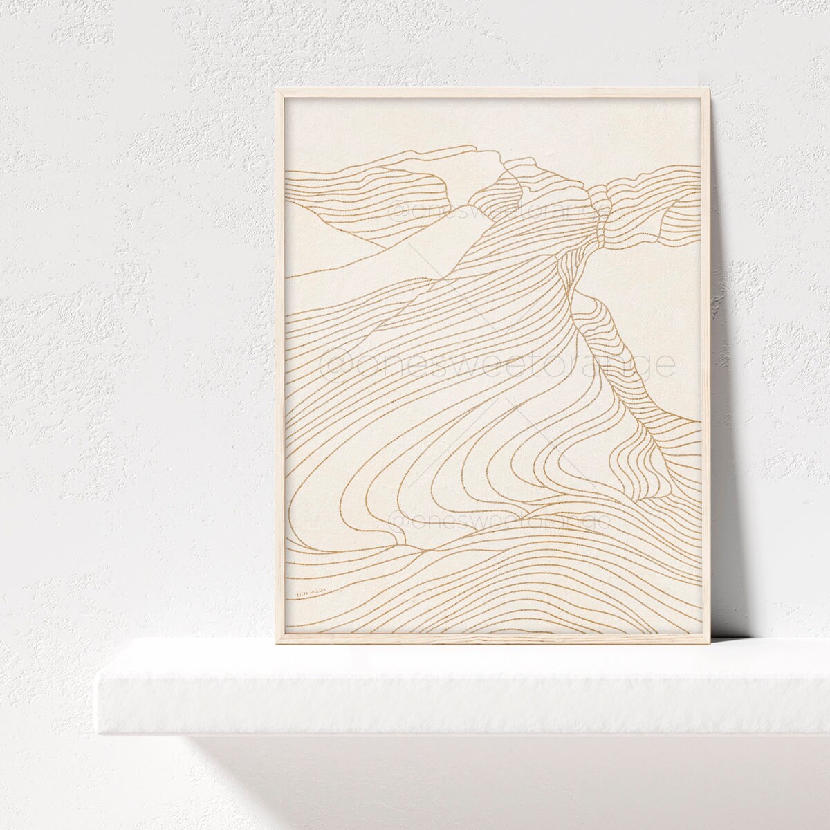 Mountain Line Art Line Art Poster Line Drawing Print Line Art | Etsy