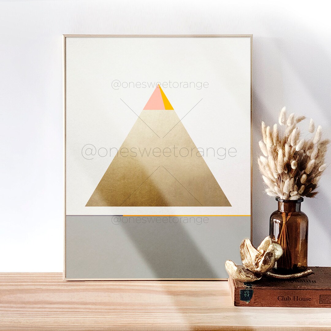 Geometric Abstract Minimalist Art Line Art Poster Print Line - Etsy