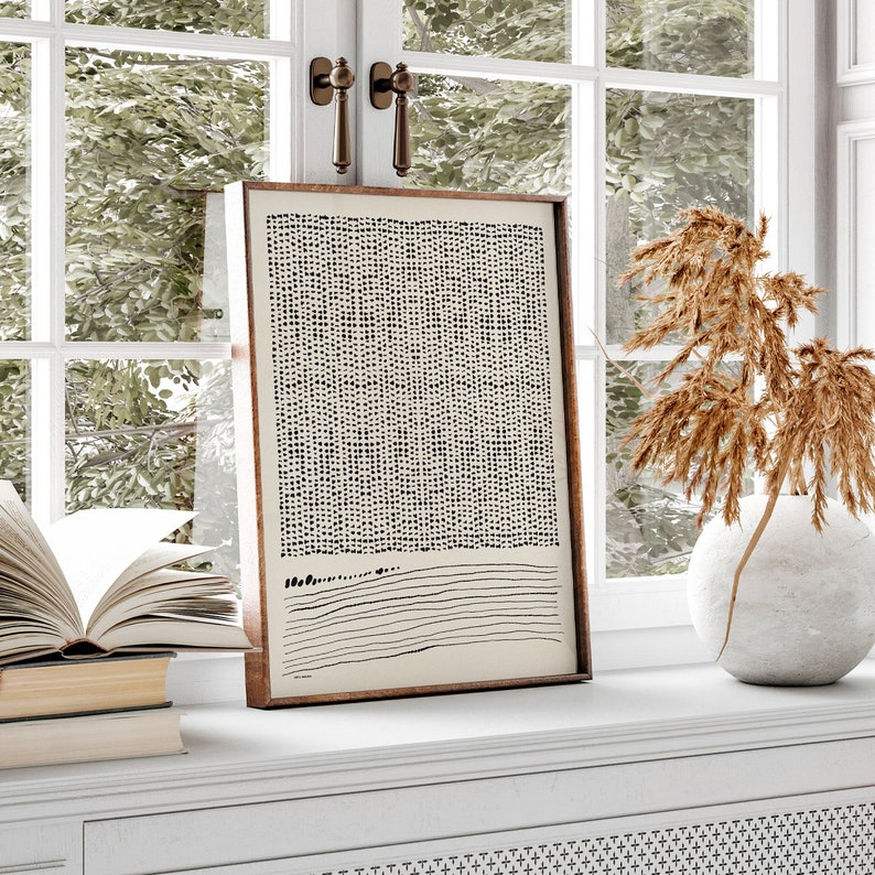 Geometric Abstract Art Line Art Poster Line Drawing Print Line - Etsy