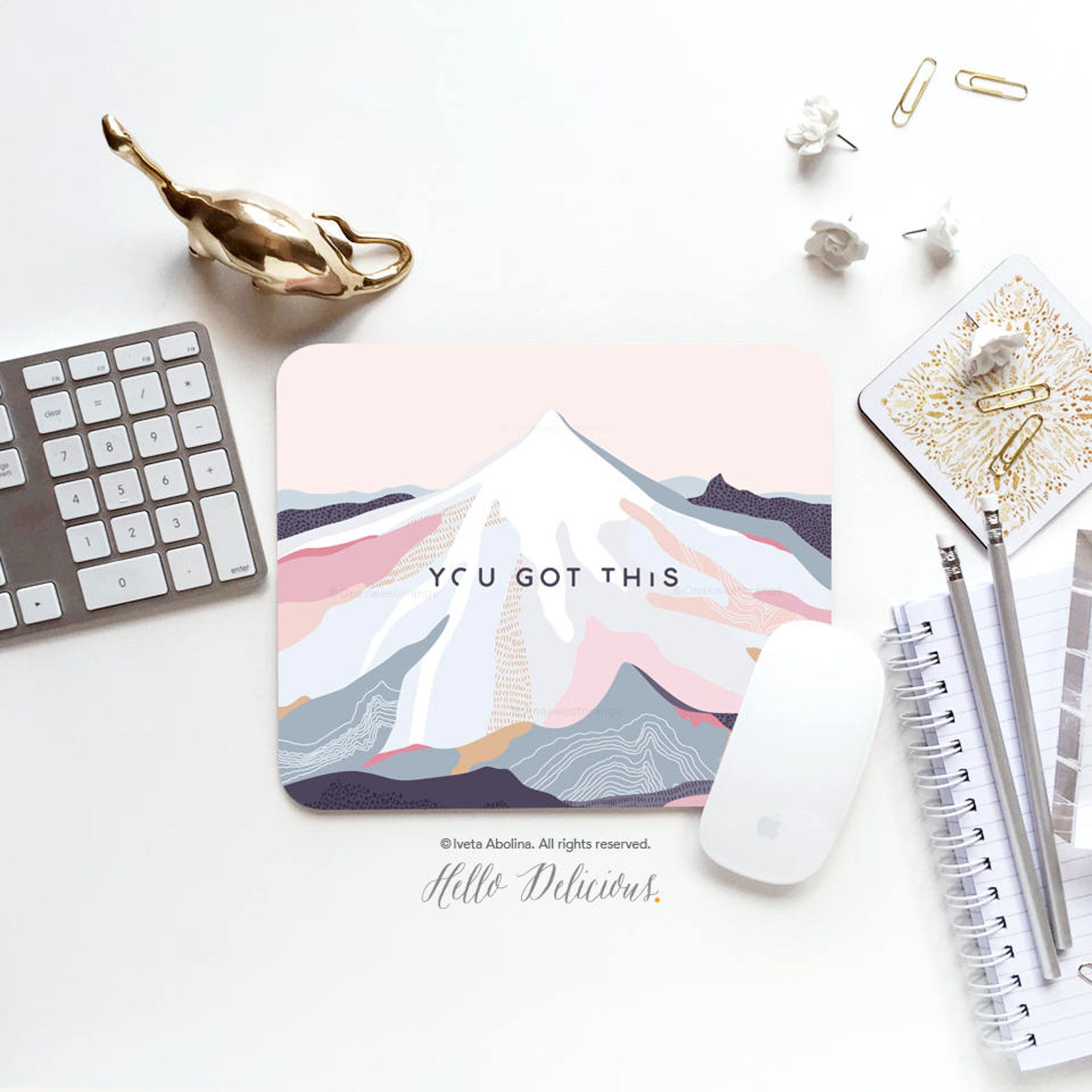 Mouse Pad You Got This Mouse Pad Landscape Mouse Pad Office - Etsy
