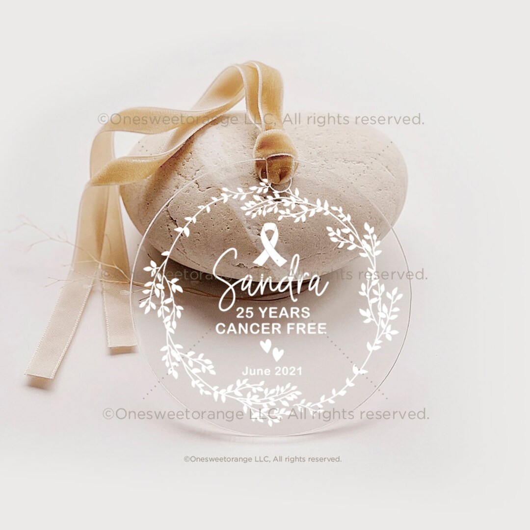 Cancer Free Gift Acrylic Custom Cancer Gift Breast Cancer Survivor Gift ...
