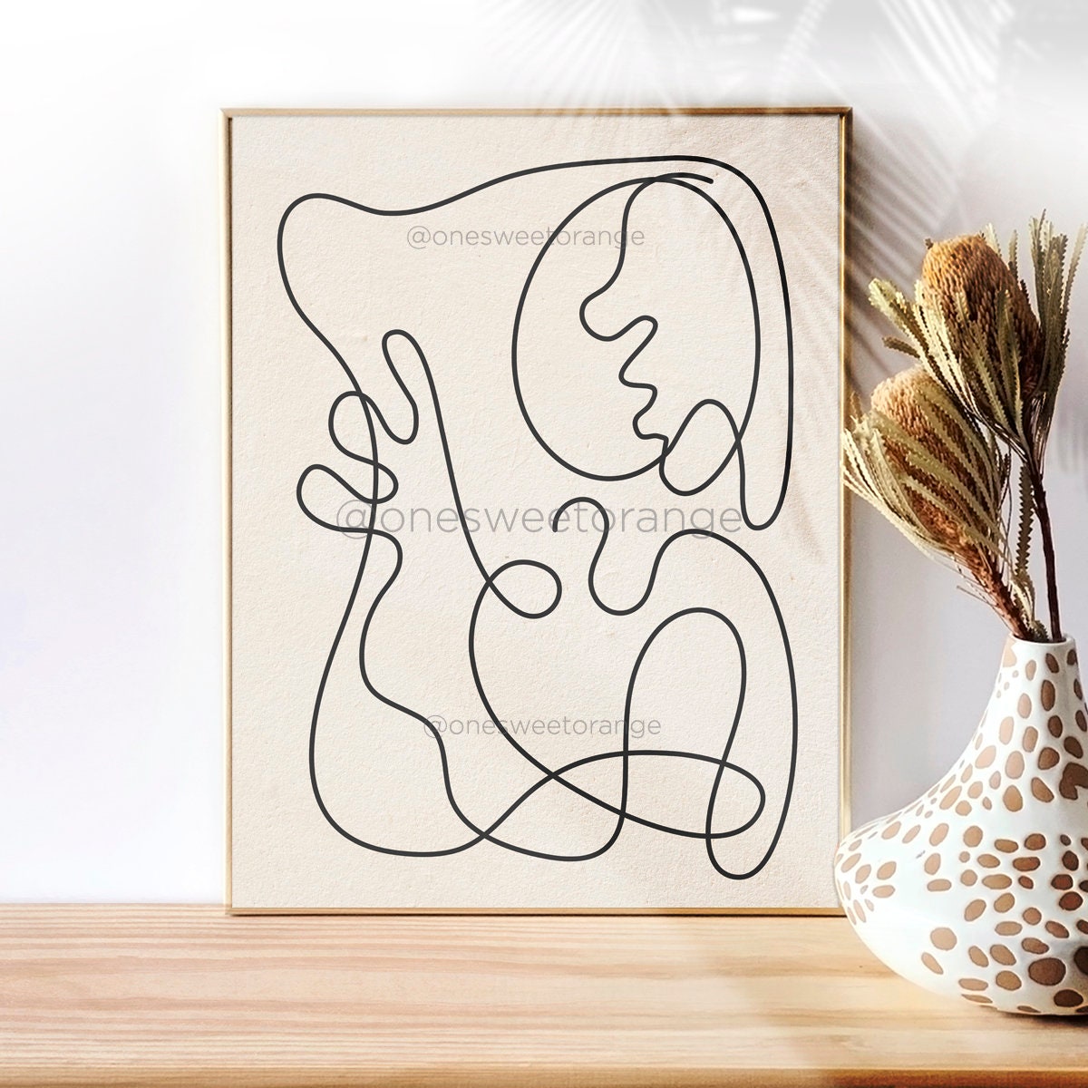 Wall Art Minimalist Art Line Art Poster Line Drawing Print Line Art Modern Art Minimal Poster ...