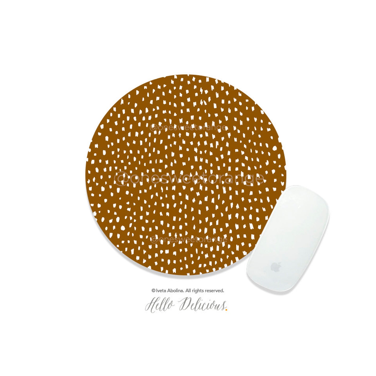 Mouse Pad Dotted Mouse Pad Dotted Mouse Pad Office Mouse Pad - Etsy