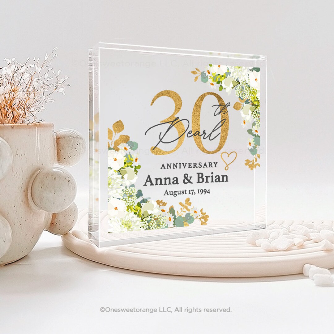 Personalized Gift Plaque Celebration Gift Panel Personalized Wedding ...
