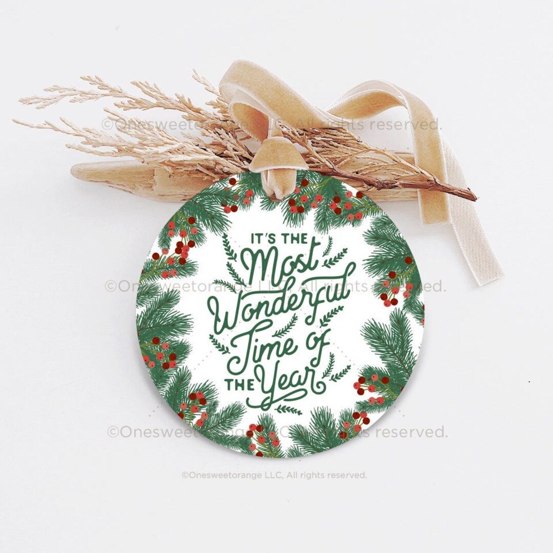 It's Most Wonderful Time of the Year Ornament Christmas Gifts ...