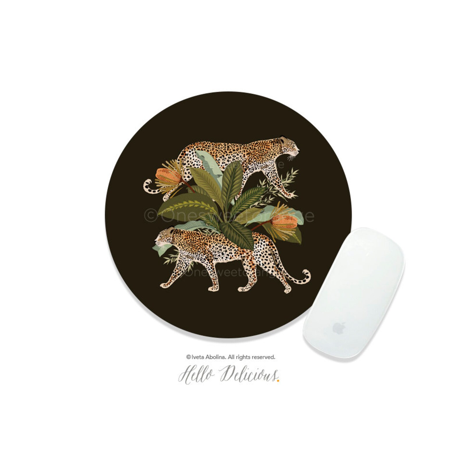 Cheetah Mouse Pad Mouse Pad Cheetah Mouse Pad Office Mouse Pad - Etsy