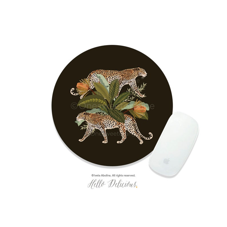 Cheetah Mouse Pad Mouse Pad Cheetah Mouse Pad Office Mouse Pad - Etsy