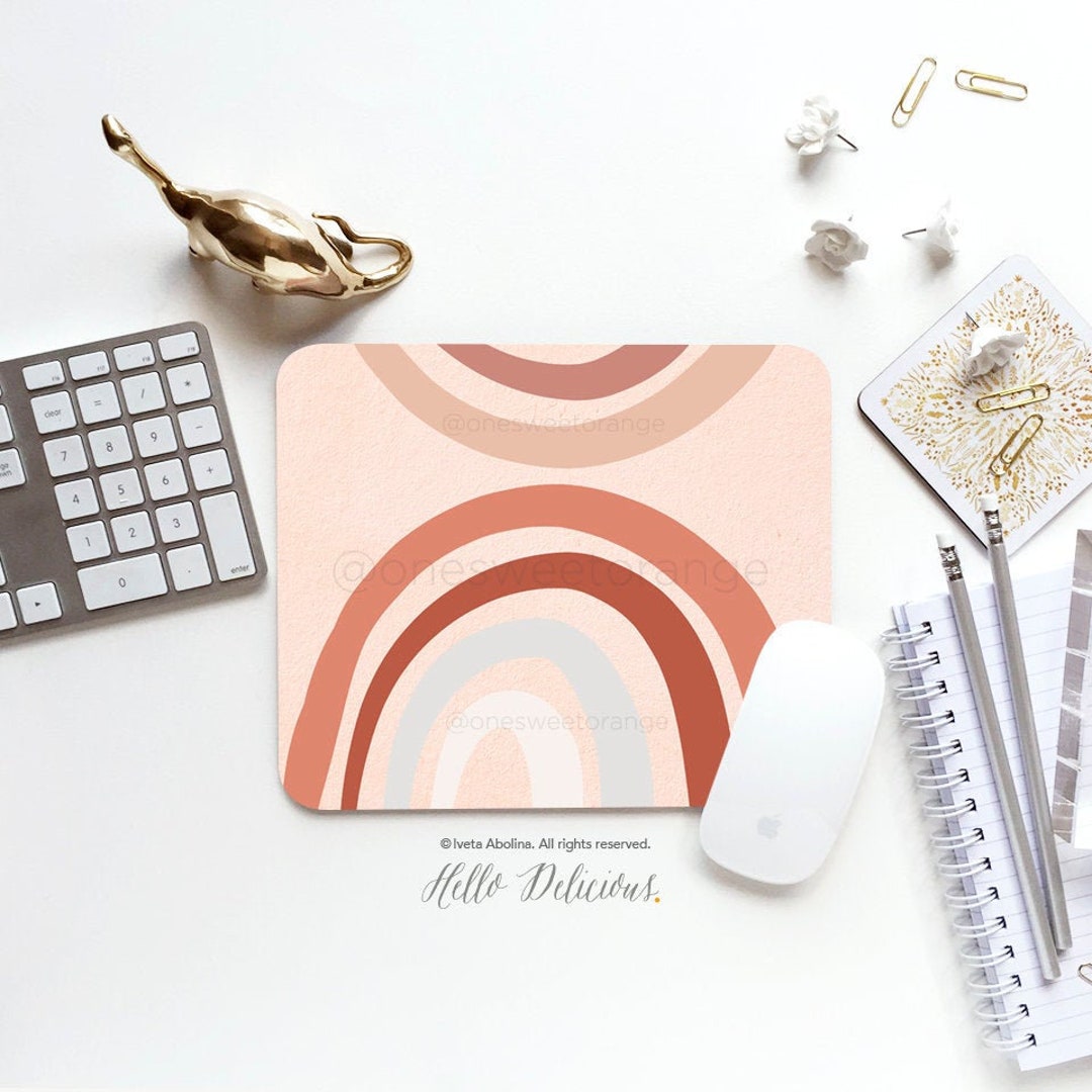Arches Mouse Pad Home Office Mouse Pad Rainbow Mouse Pad - Etsy