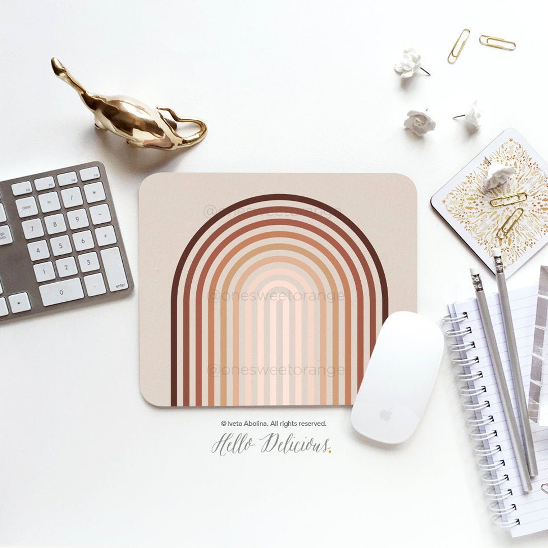 Line Art Mouse Pad Minimalist Mouse Pad Arches Mouse Pad - Etsy