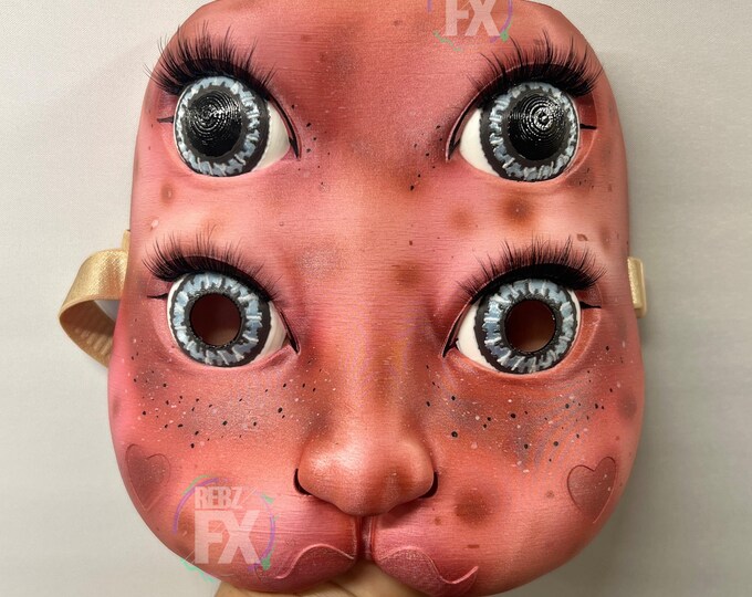 Painted Nymph Wearable Portals Mask Face Unique One of a Kind Medium ...