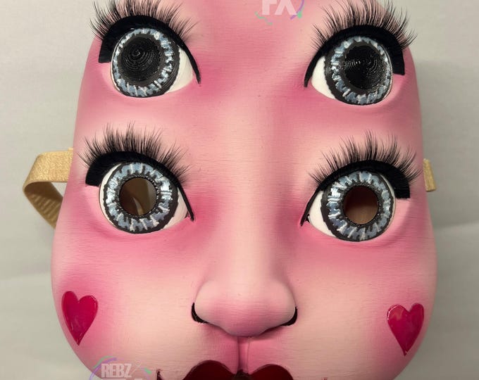 Painted Nymph Wearable Portals Mask Face - Unique One of a Kind - Small ...