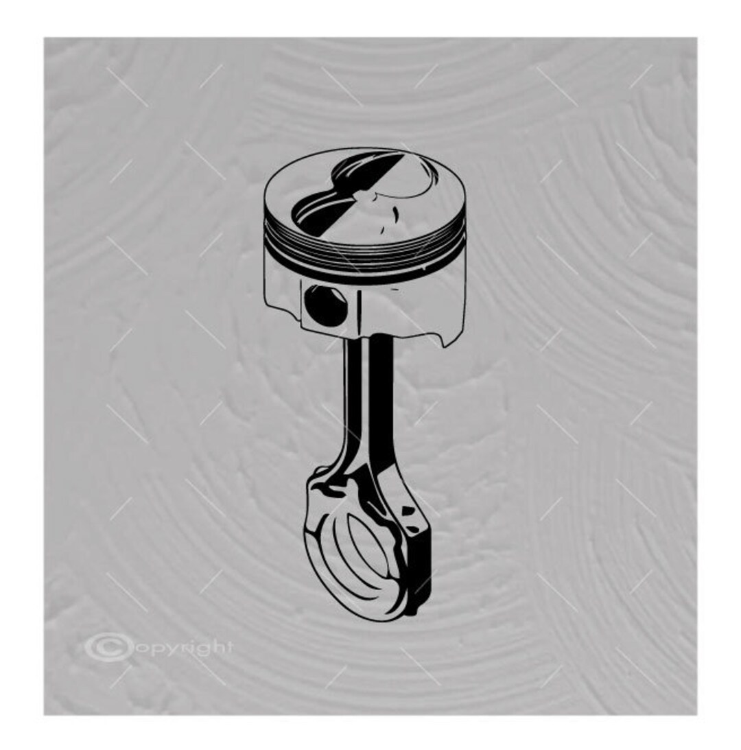 Imágenes vectoriales de pistón Archivos SVG Archivos de corte digital ...