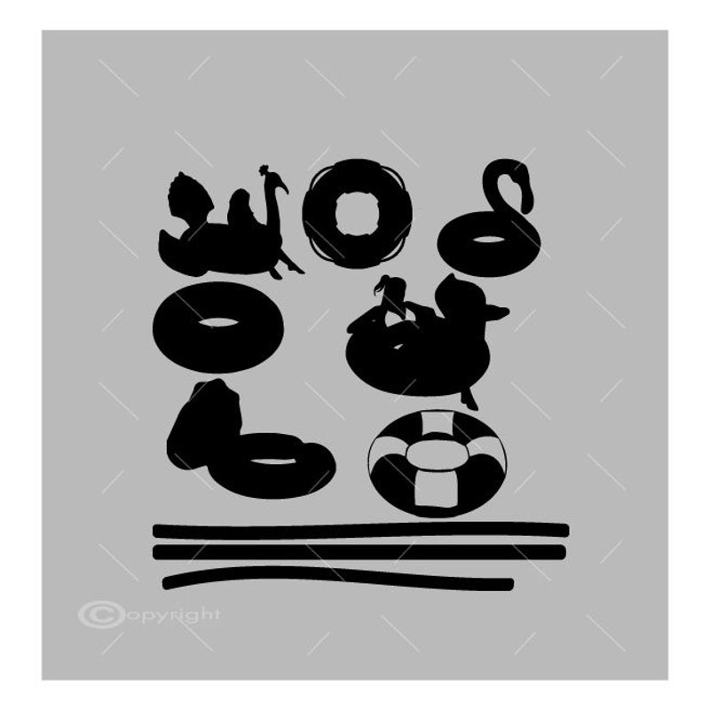 Pool Svg - Etsy
