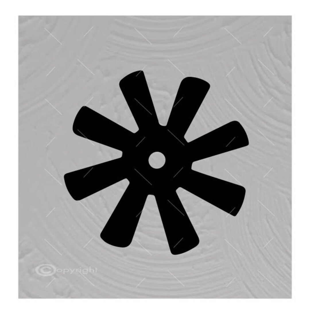 Engine Fan Car Truck Vector Images SVG Files Digital Cutting Files Ai ...